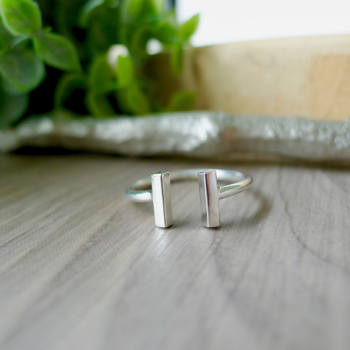 Bar Ring, Open – Silver Moose Arts